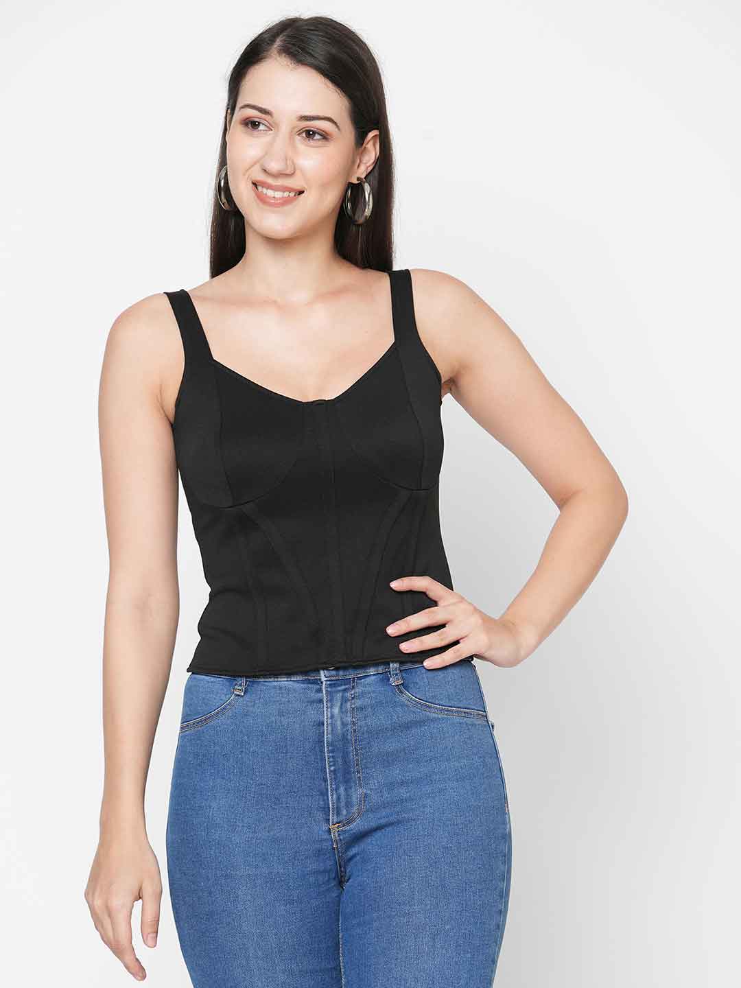 Scuba corset tank top - Mish India